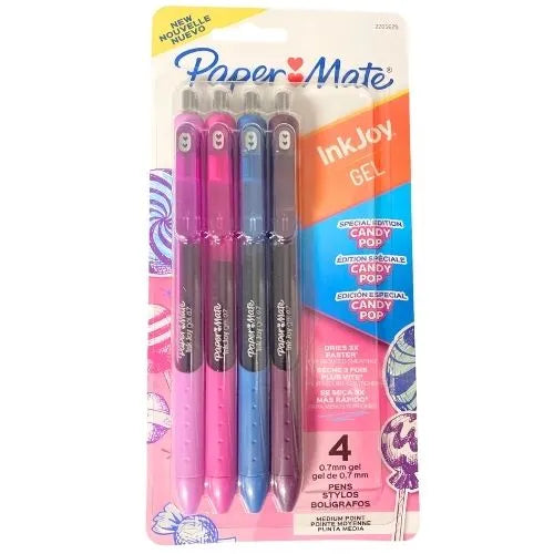 Paper Mate Gel Pen / Quick-Dry Candy Pop x4 – Panafargo