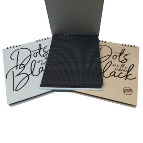 Lettering Journal - Black Future Shapes Pages - Orange – Panafargo