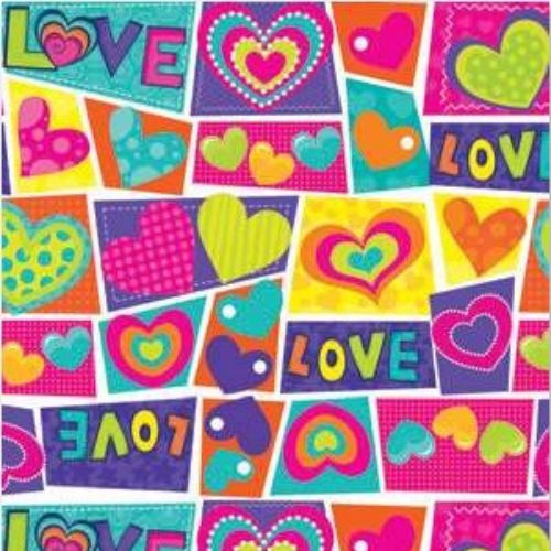 Female Love Cellophane Paper Multicolor Square – Panafargo